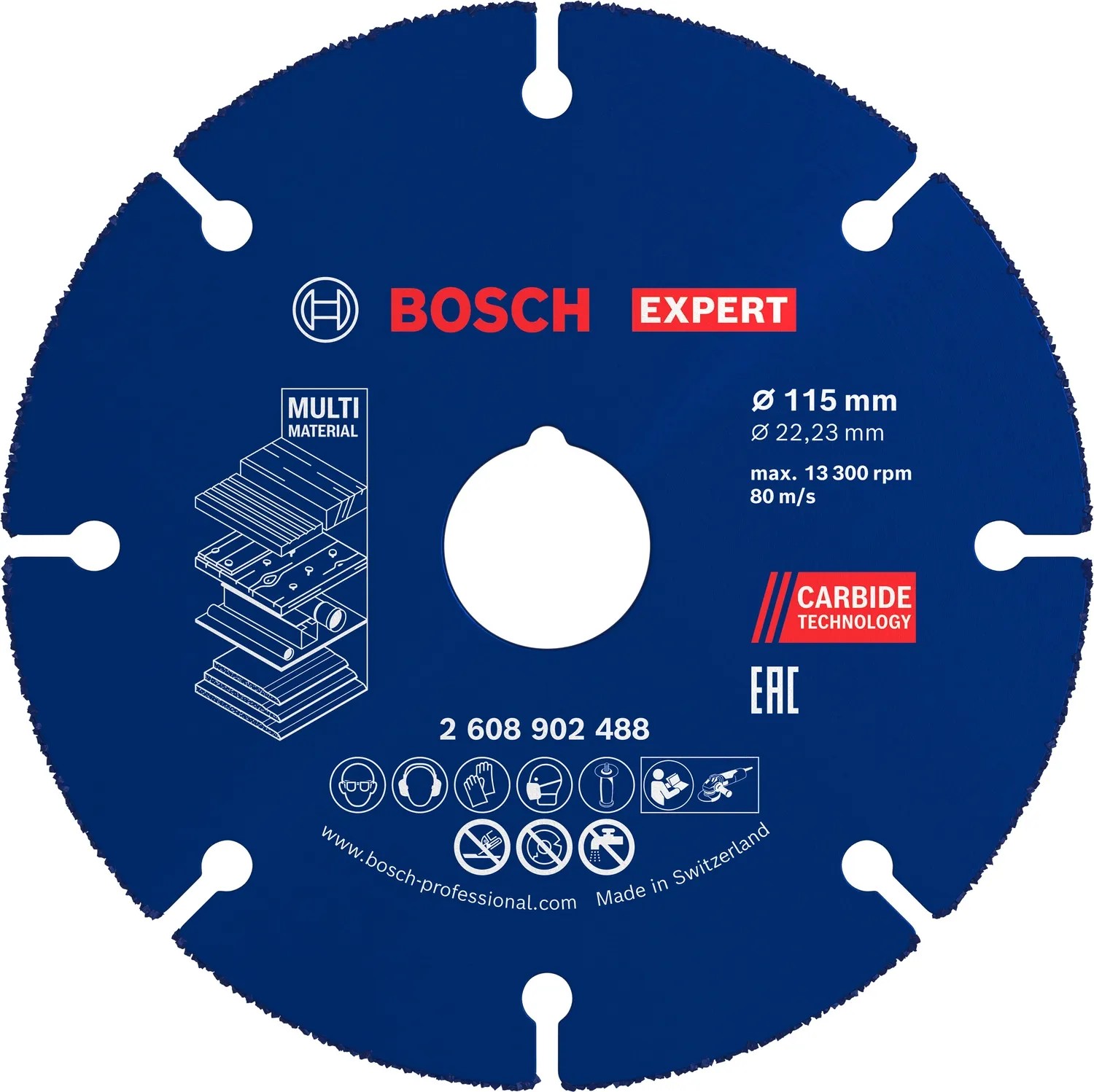 Bosch Karbidový rezací kotúč EXPERT Multi Material 115 x 22,23 mm ...