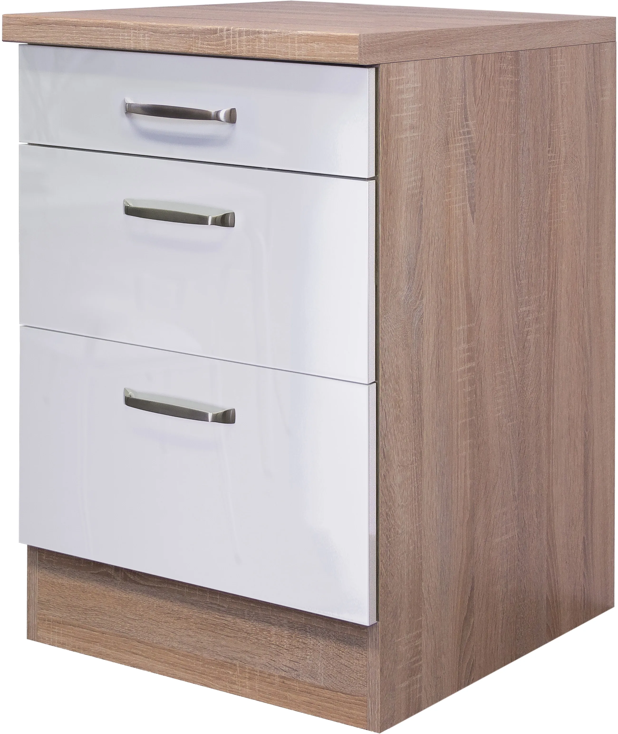 Flex-Well Kuchynská skrinka Valero spodná, zásuvky, 60 x 86 x 57,1 cm ...