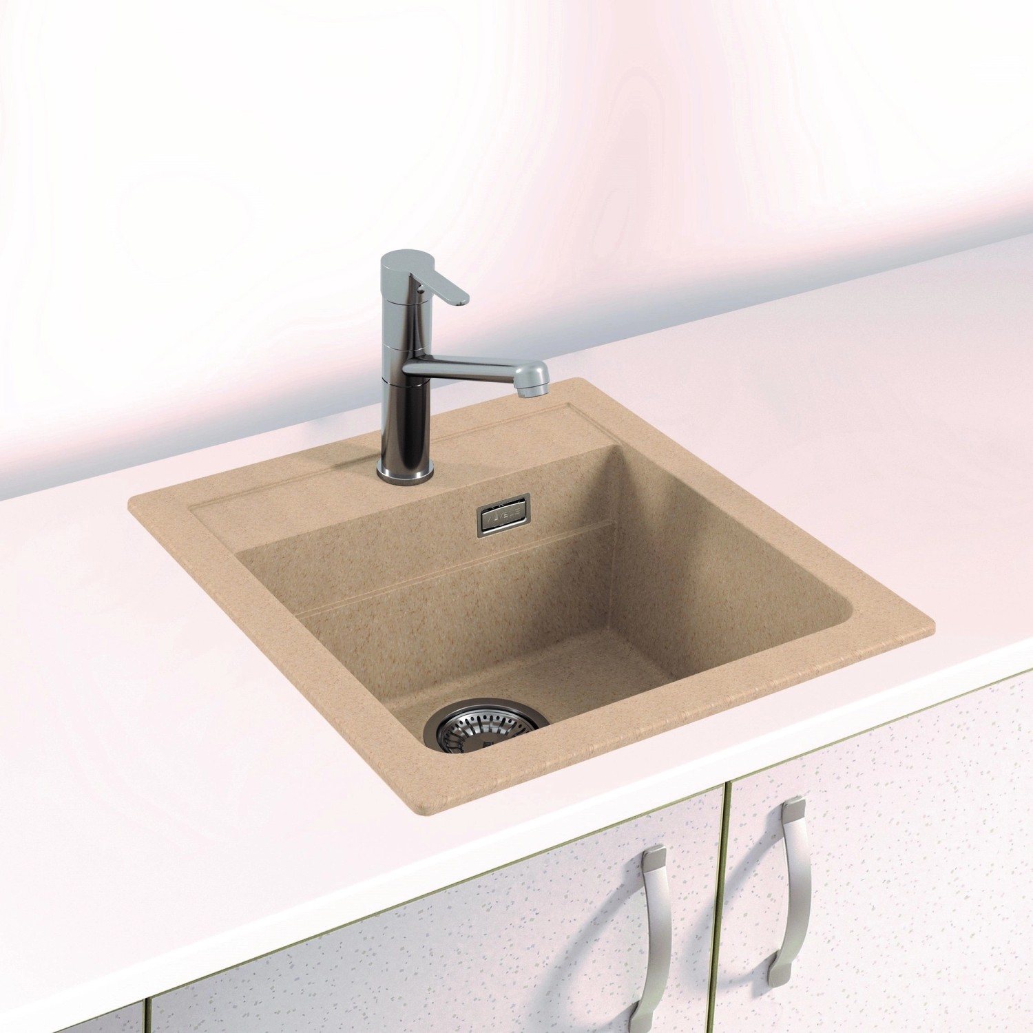 Alveus Granitový drez Atrox 20, béžová, 47 x 50 cm nakúpiť v OBI