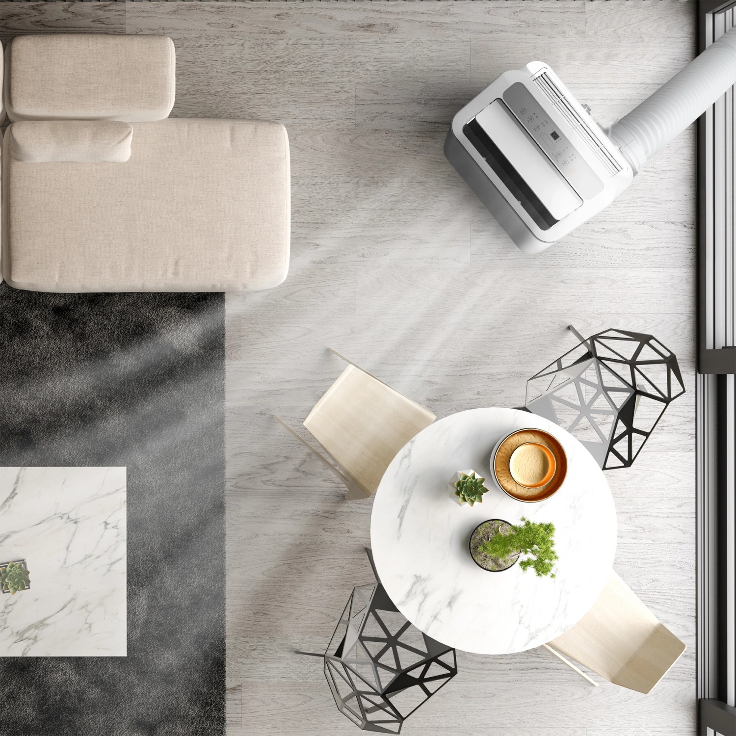 Midea Mobilná klimatizácia Sielnt Cool 26 Pro WF White nakúpiť v OBI