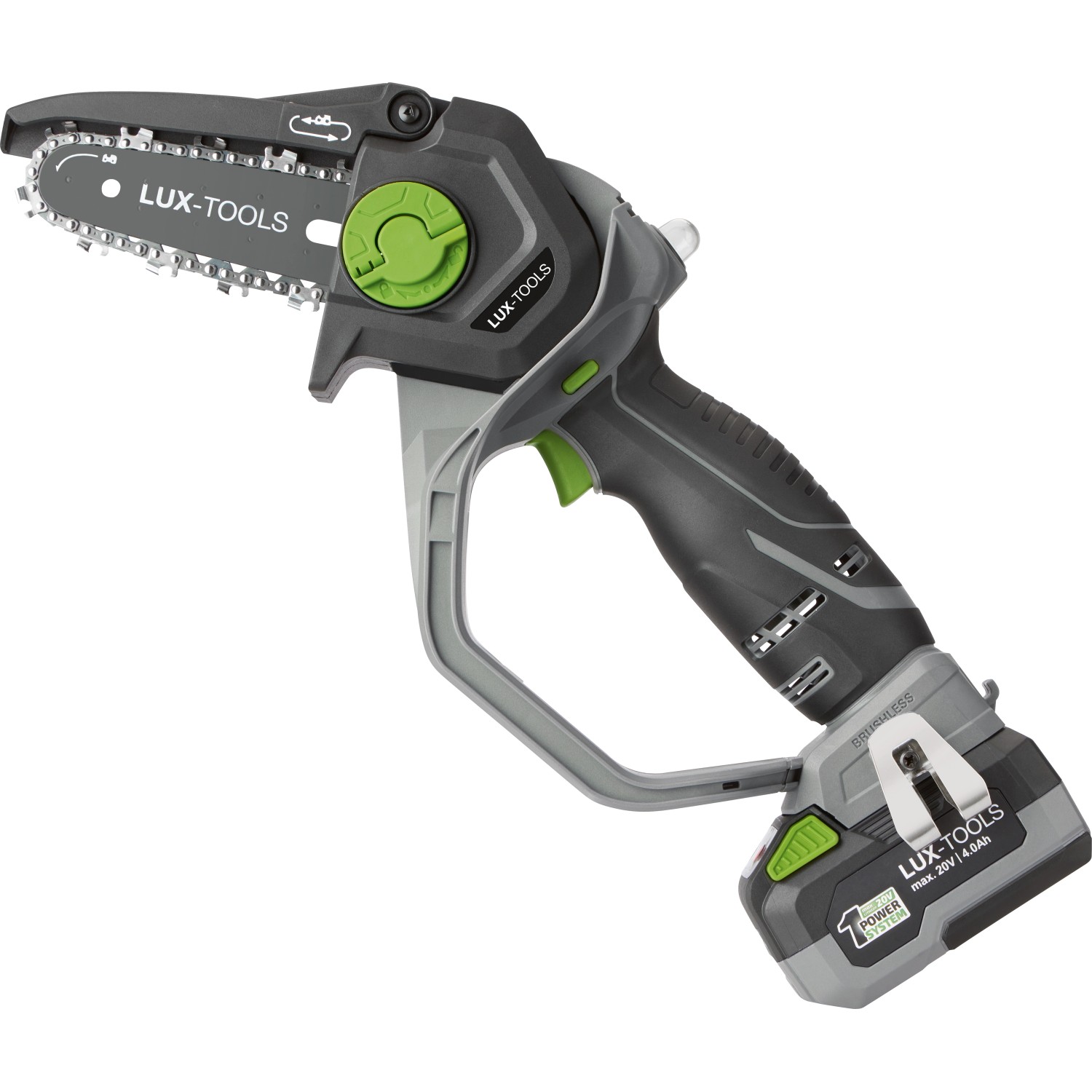 LUX-TOOLS 1 PowerSystem Aku vyvetvovacia píla A-EAS-20/154 Set nakúpiť ...