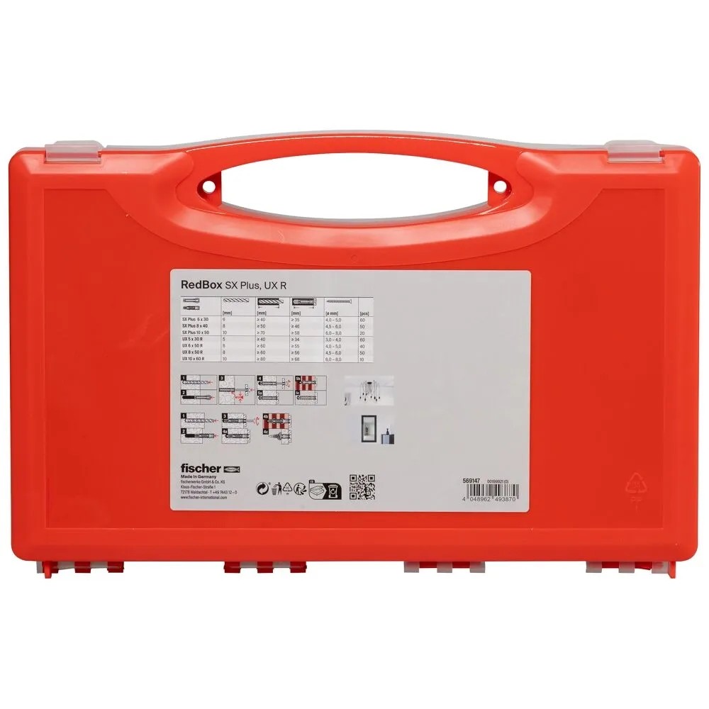 Fischer Box s hmoždinkami UX + SX Plus 6, 8, 10 nakúpiť v OBI