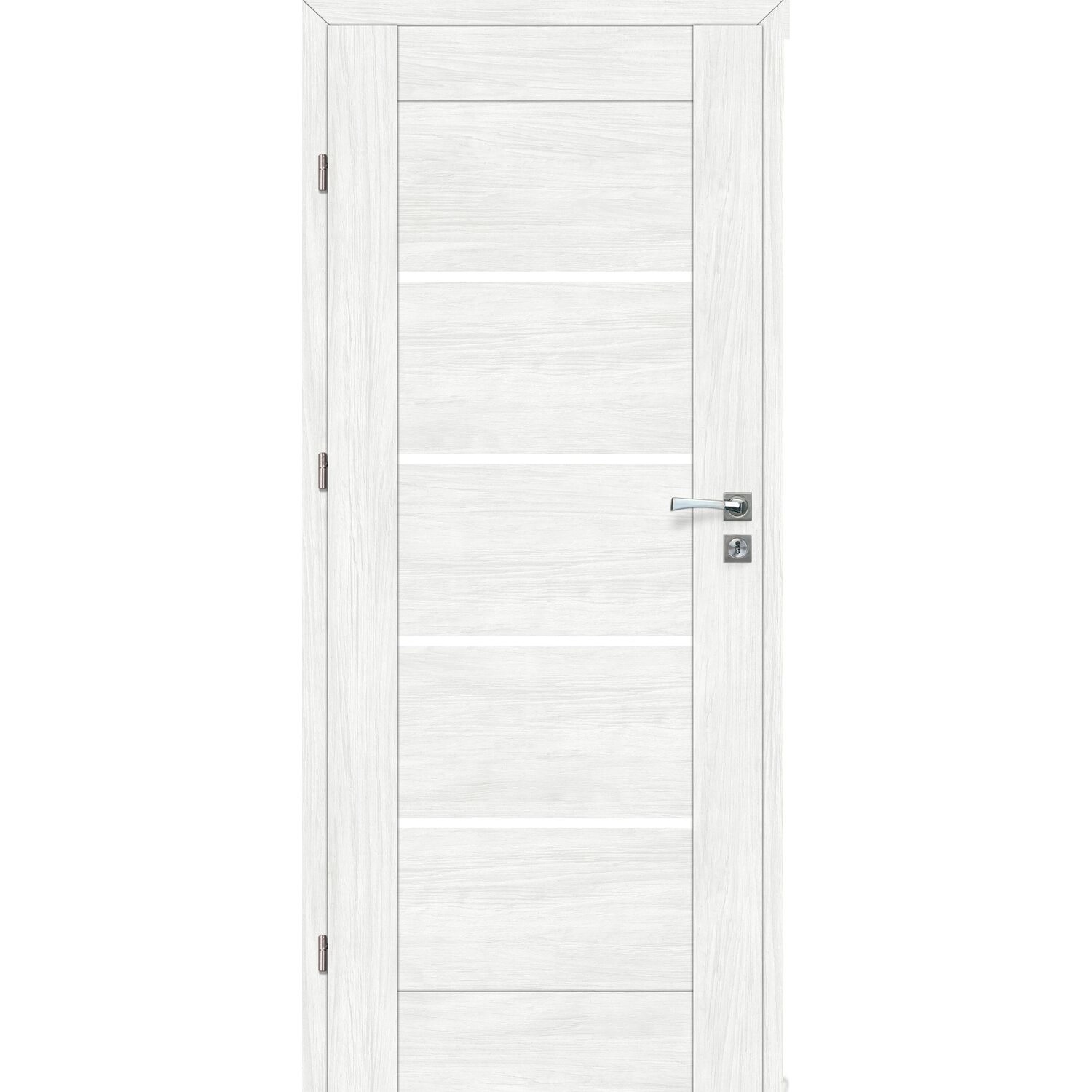 Voster Rámové falcové interiérové dvere VINCI 10, fólia Platinum ...