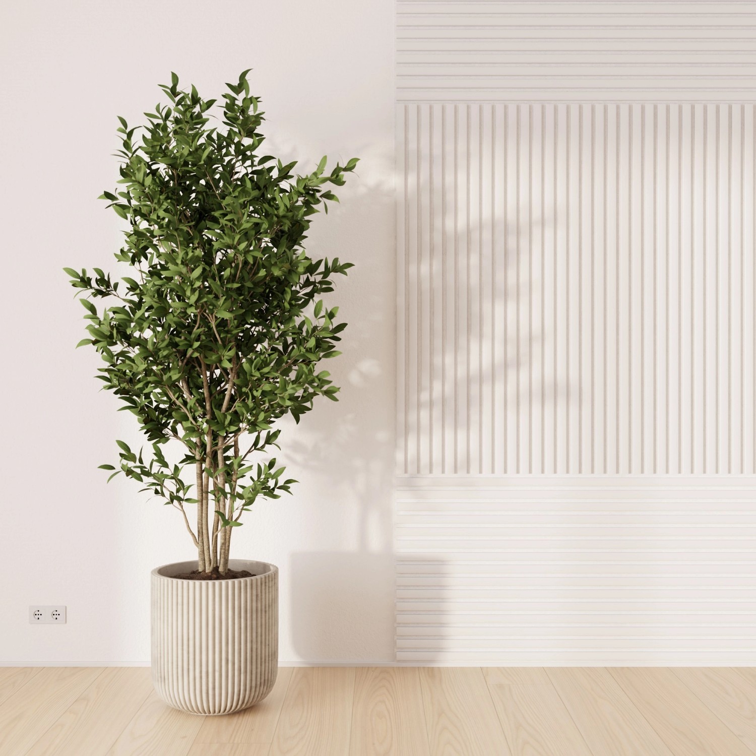 DenPanels Akustický panel FOILED Biely, biela plsť 120 x 60 x 2 cm ...