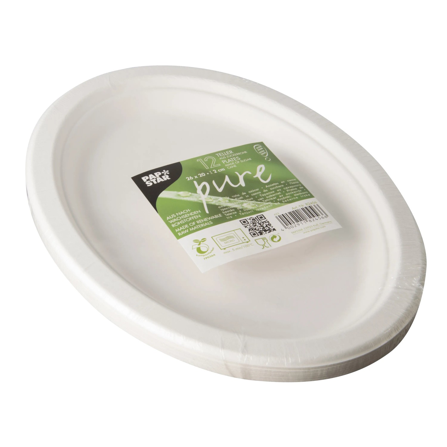 Papstar Tácky z cukrovej trstiny 26 x 20 x 2 cm nakúpiť v OBI