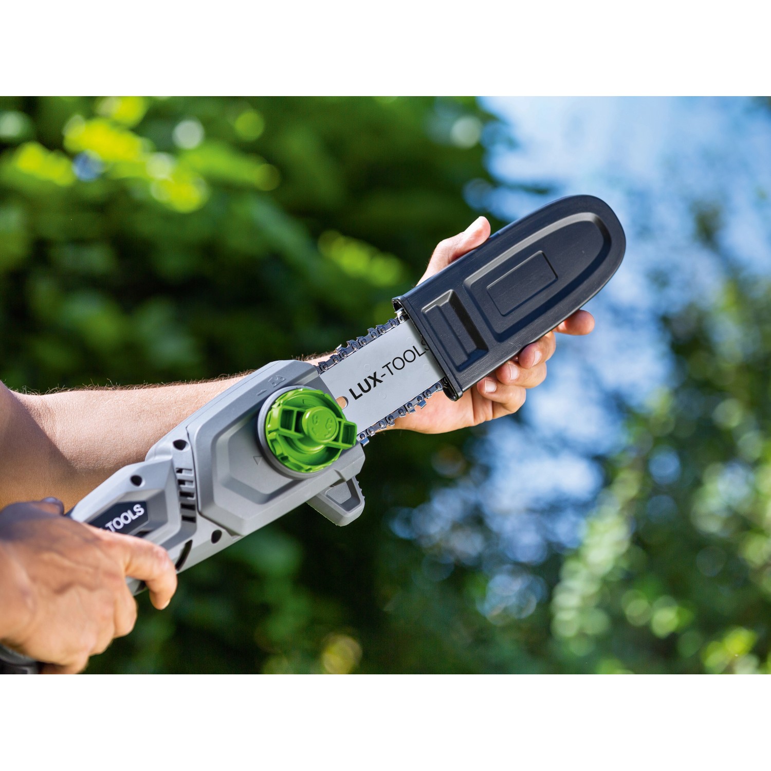 LUX-TOOLS 1 PowerSystem Aku nožn. na živý plot a prerez.píla A-HS-20 ...