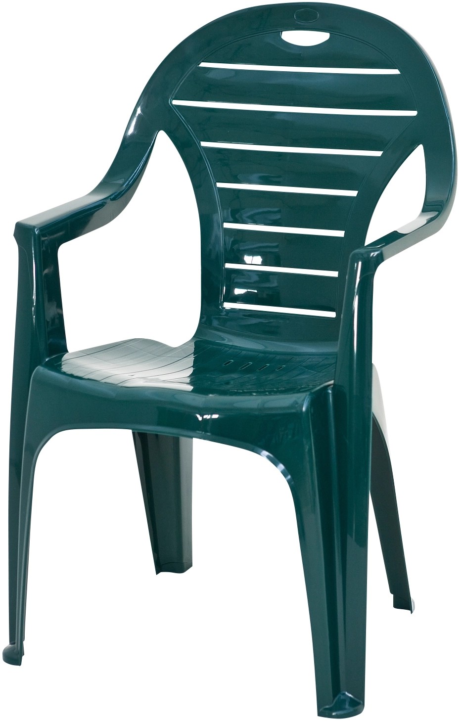 IDEA Europe Plastová stolička Lille zelená cca 90 x 56 x 52 cm