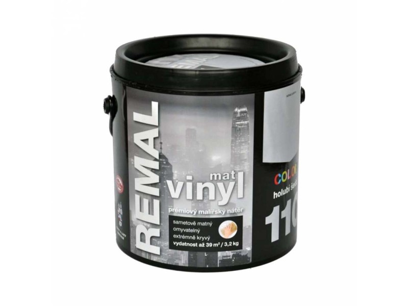 REMAL Vinyl COLOR Mat Prémiový maliarsky náter 110 holubí sivá 3,2 kg ...