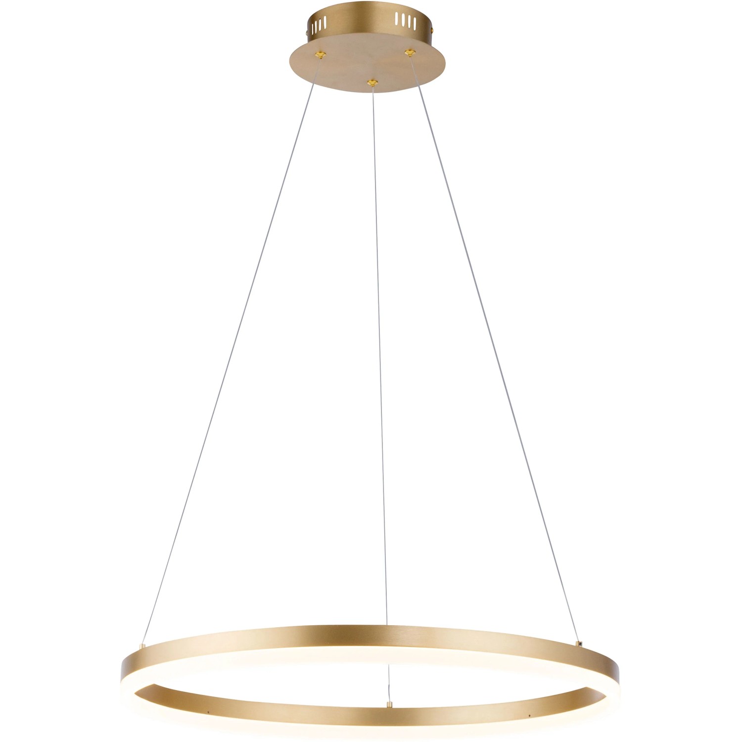 Paul Neuhaus Závesné LED svietidlo Titus, 38W, 5250lm, mat.mosadz, pr ...