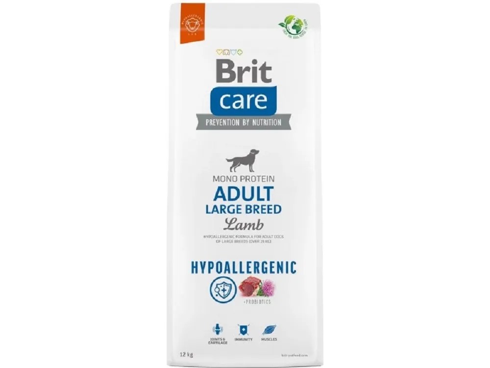 Brit Care Granule pre psov Hypoallergenic Adult Large Breed s jahňa. a ...