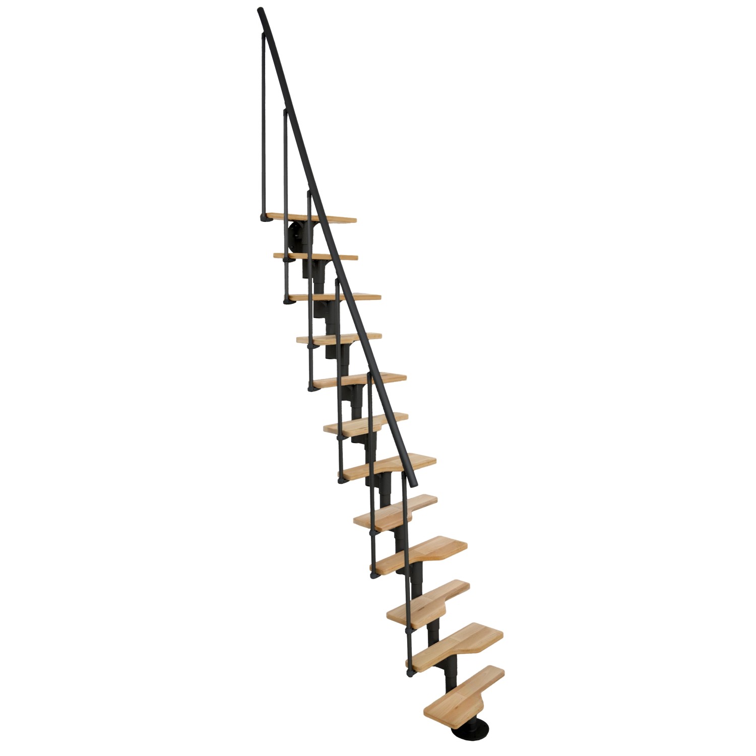 Minka STAIRS Modulové schodisko Vienna buk/čierna, 293,8 cm nakúpiť v OBI