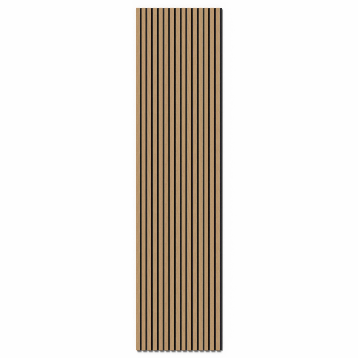 Denpanels Akustický panel WOOD Dub čierna MDF čierna plsť 240 x 60 x 2 ...