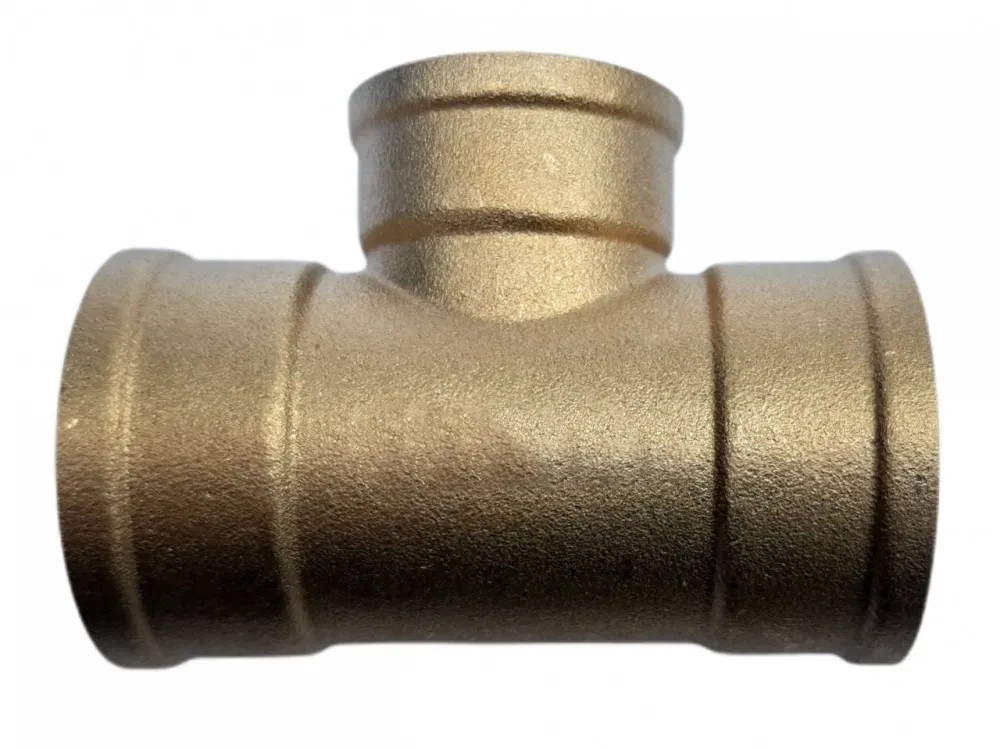 T-kus mosadz redukovaný, 3/4" x 1/2"