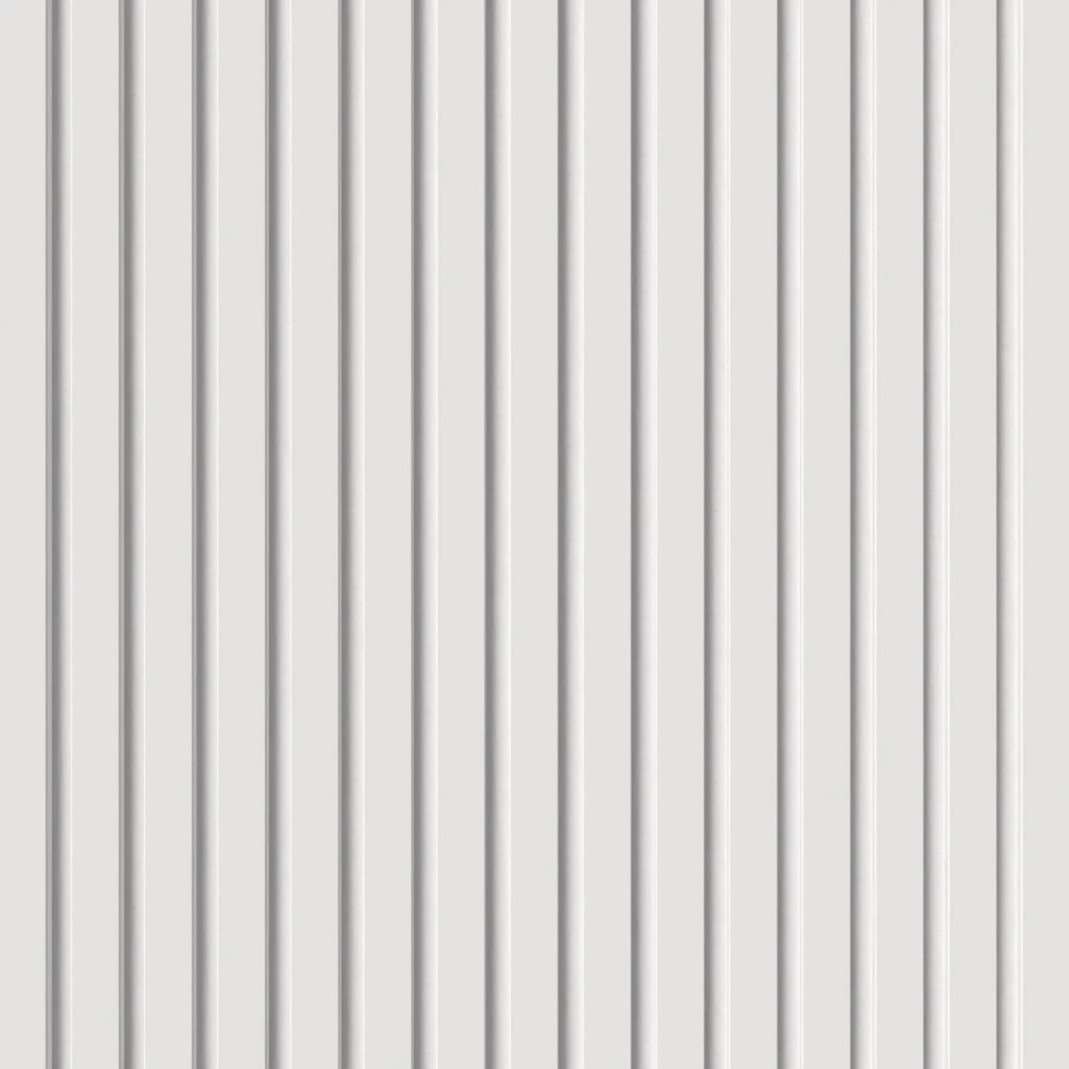 Denpanels Akustický panel FOILED Biely, biela plsť 240 x 60 x 2 cm