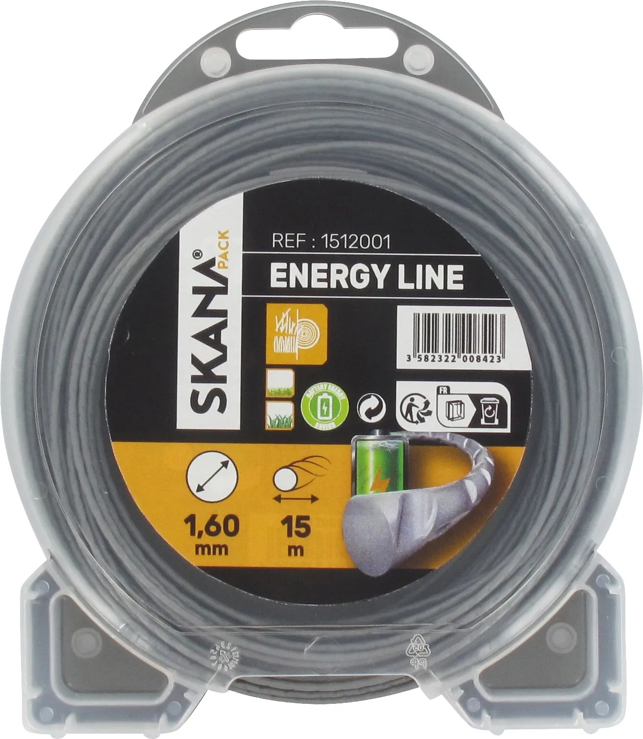 Skana Žacia struna Premium Energy Line, pr. 1,6 mm x 15 m nakúpiť v OBI