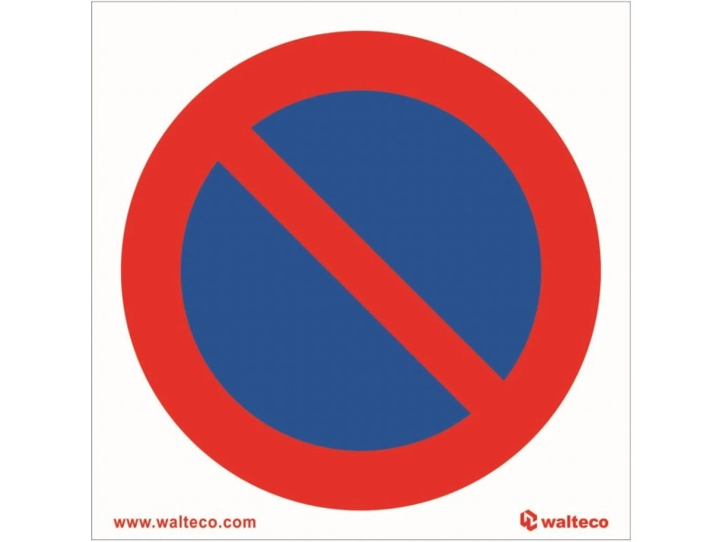 Walteco Zákazový symbol "Zákaz státia" samolepiaci, 92 x 92 mm nakúpiť ...