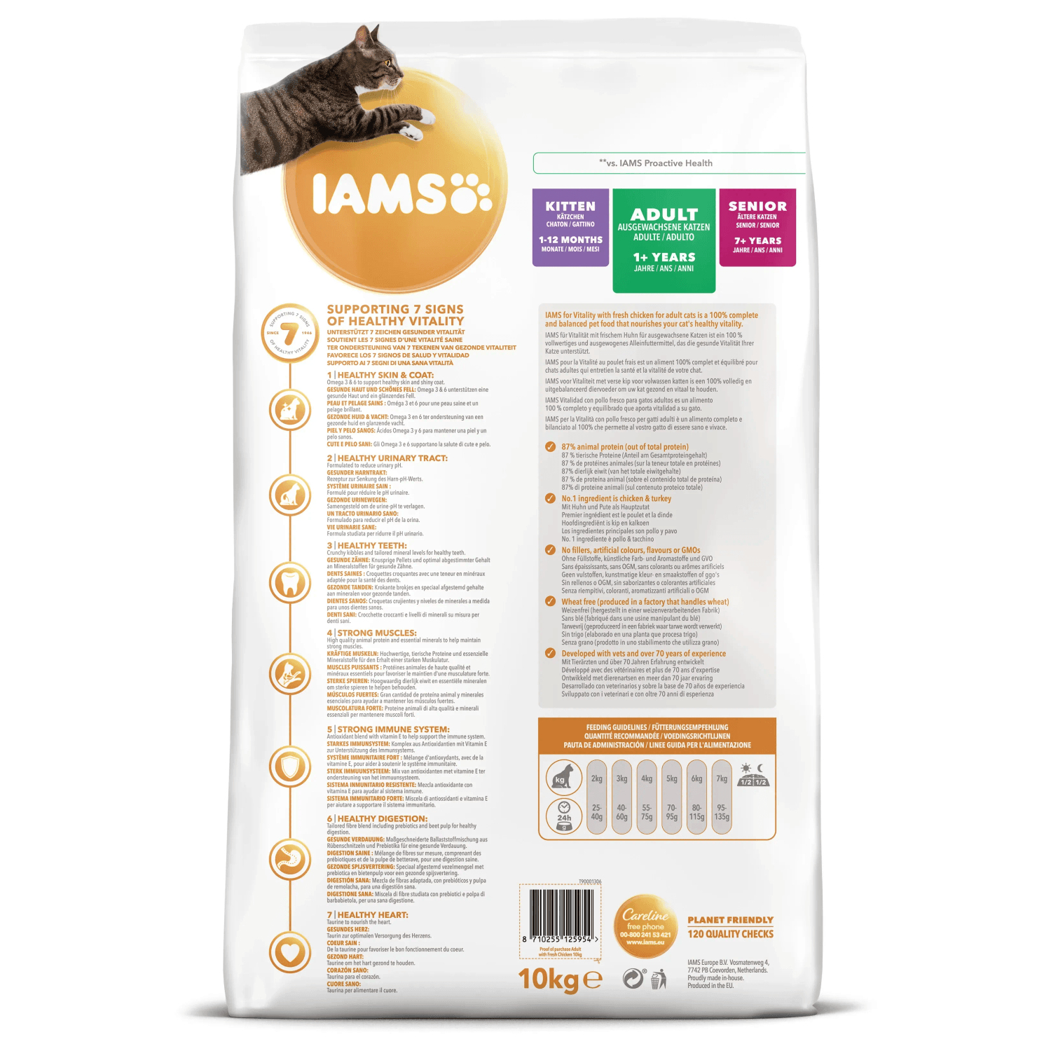 IAMS Granule pre mačky ADULT 1+ s čerstvým kuracím 10 kg nakúpiť v OBI