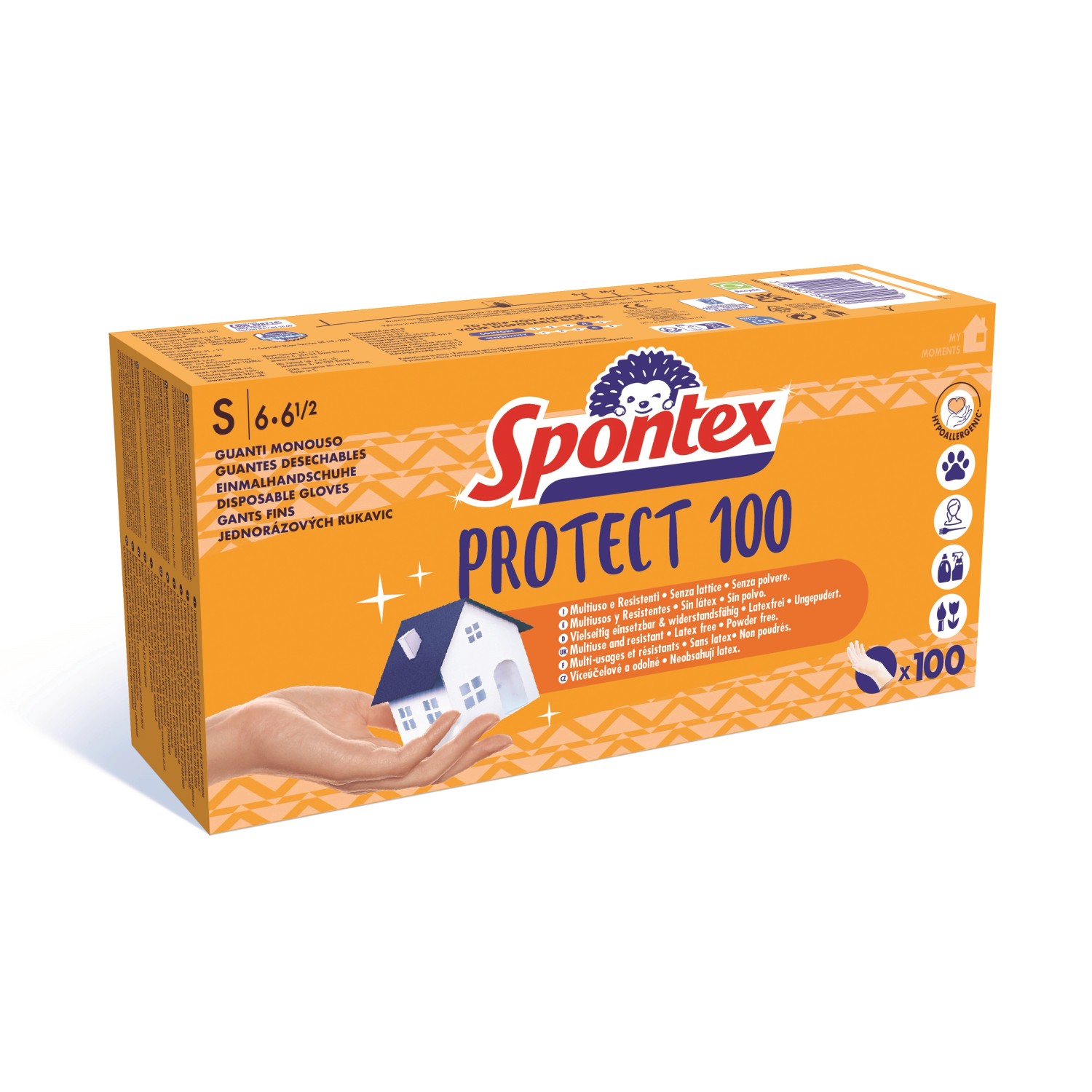 Spontex Jednorazové rukavice Protect 100 veľ. S, 100 ks nakúpiť v OBI