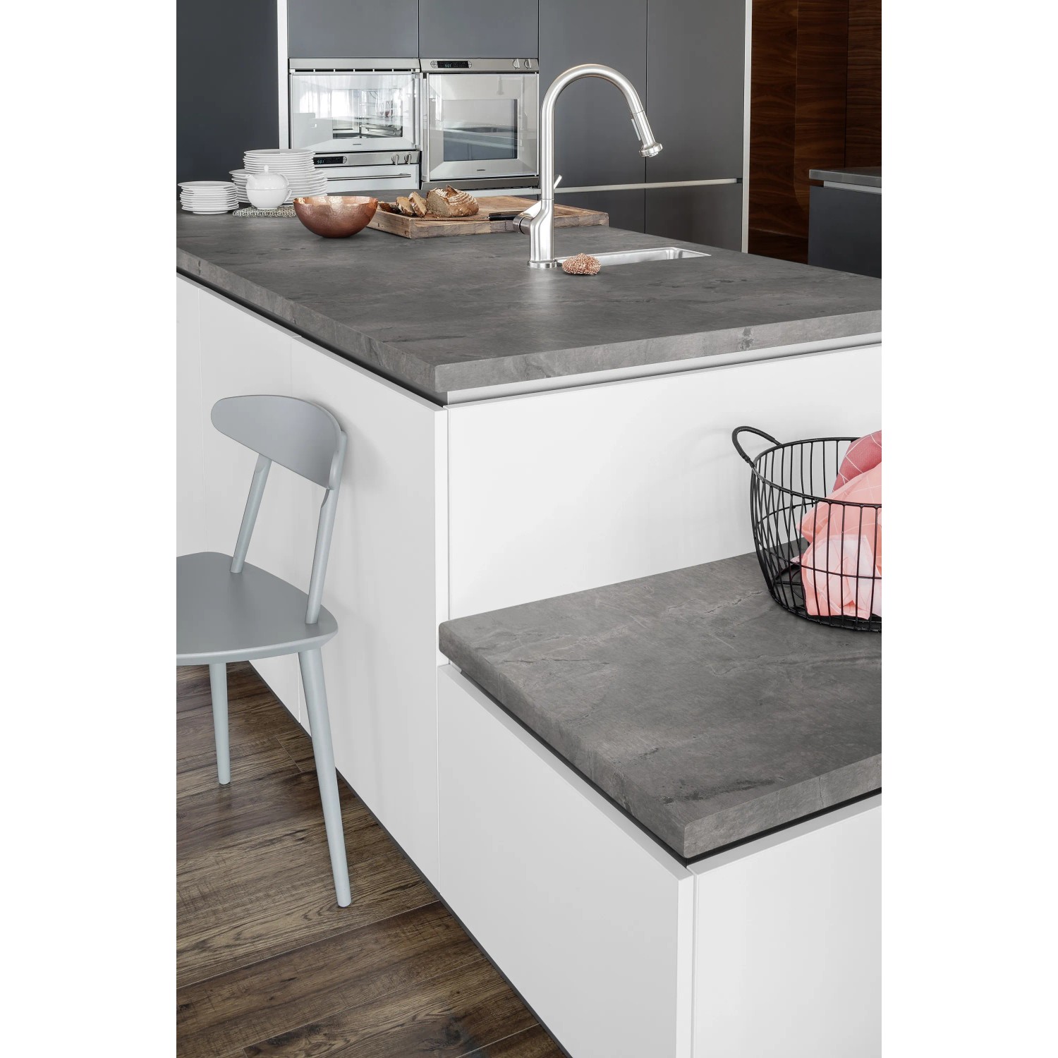 Kaindl CPL pracovná doska K4895 DP Atlantic Stone Graphite 60 x 3,8 cm ...
