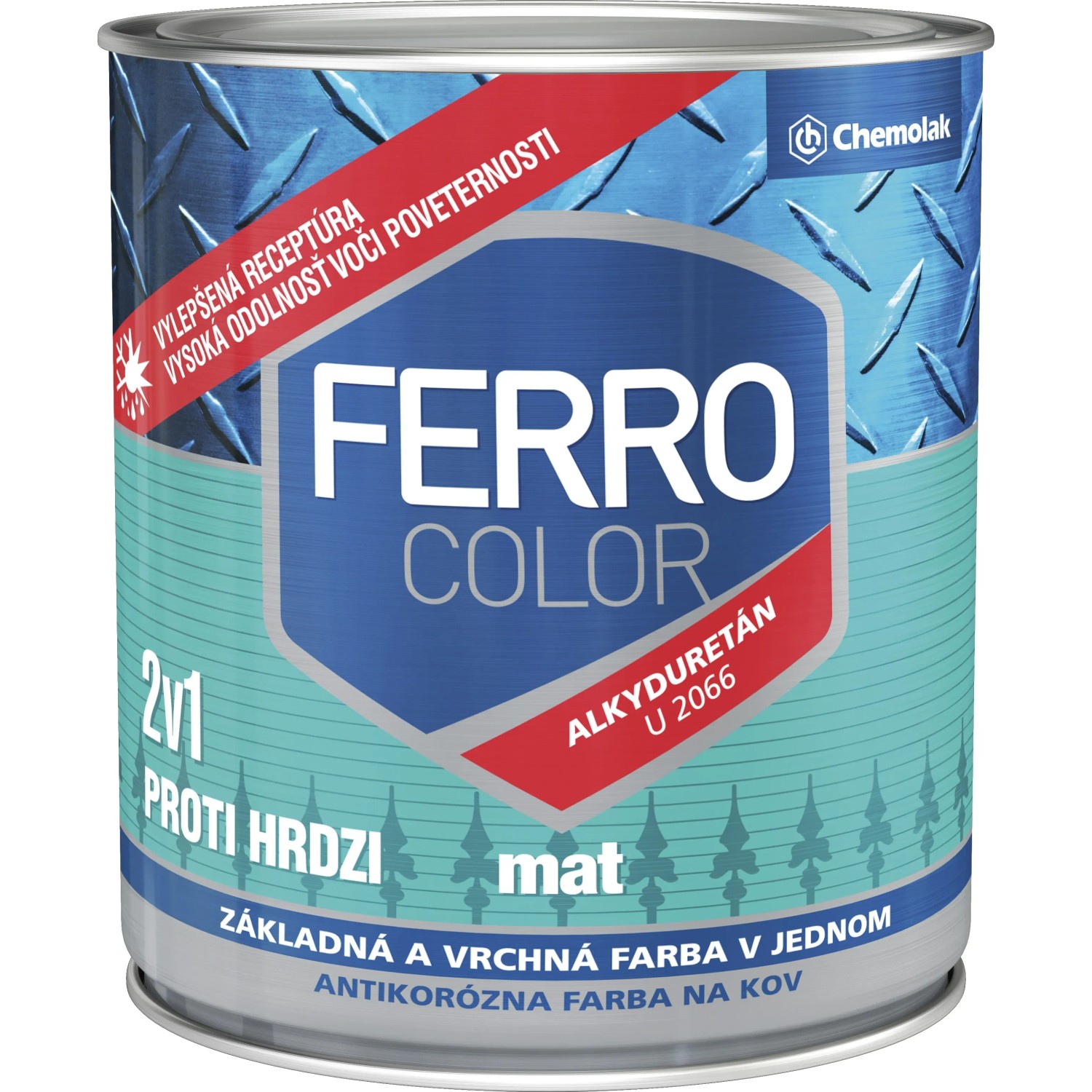 Chemolak Ferro color mat U2066, 1000, 750 ml