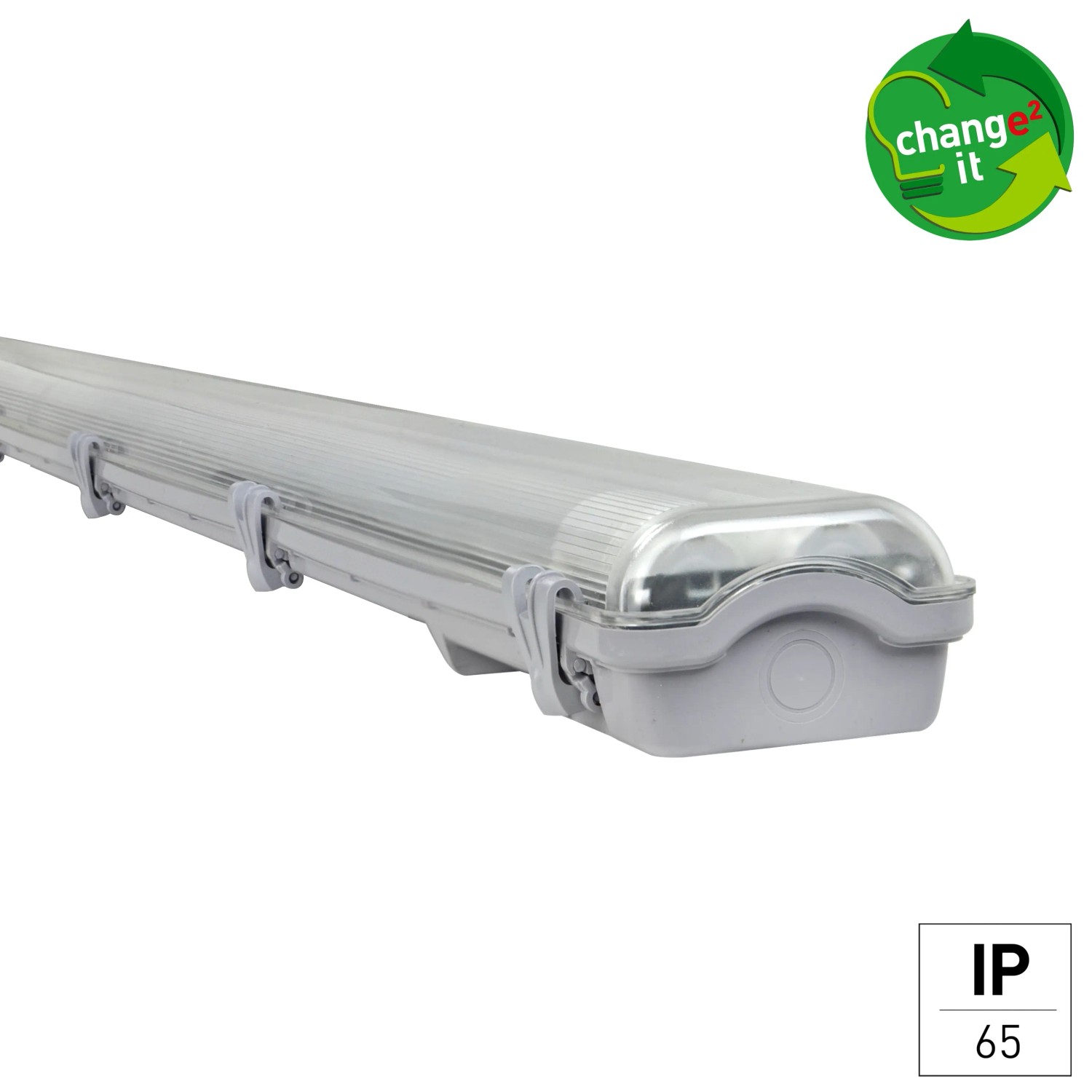 e2 elektro LED svetlo do vlhka basic M, IP65, 2x18 W, 4000 lm, 127,5 cm ...