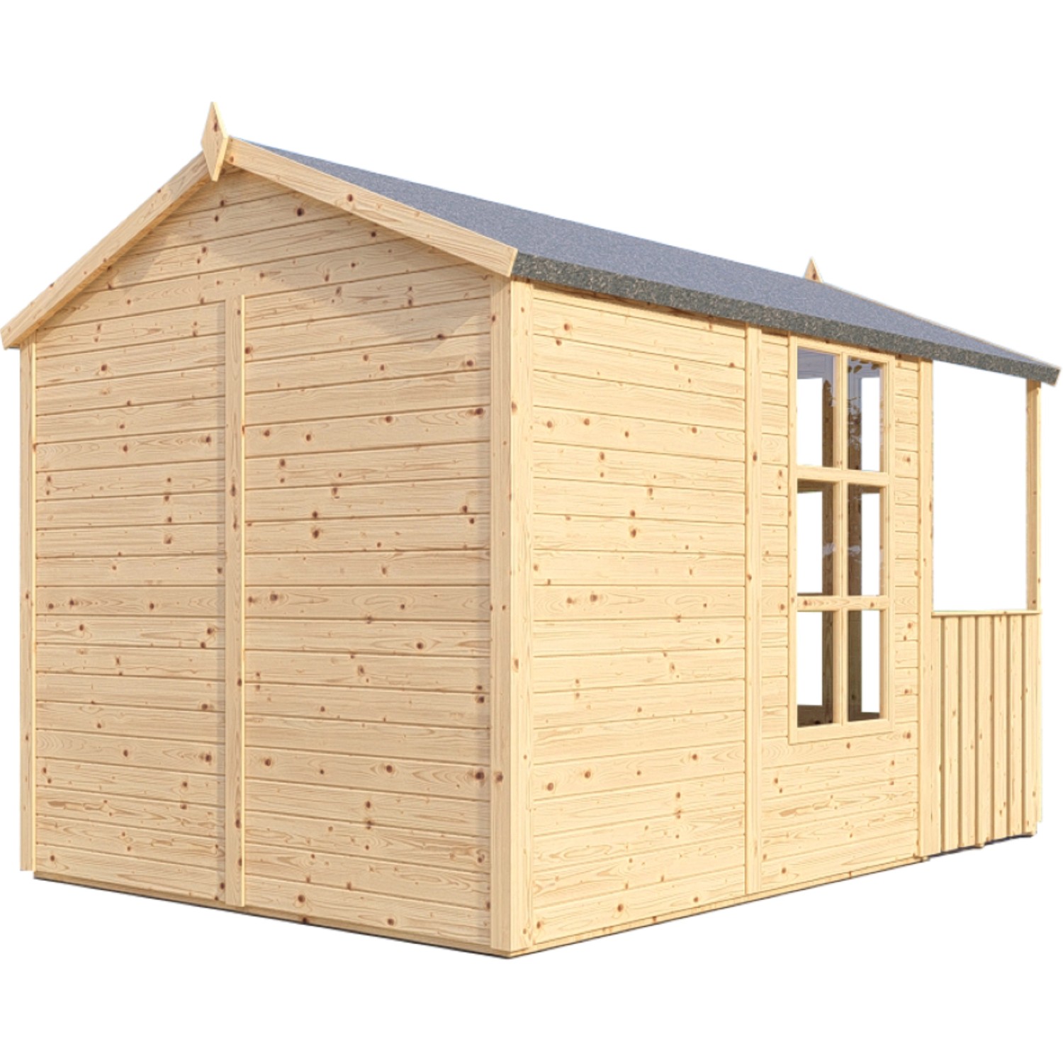 Bertilo Záhradný domček Arley, prírodný, 291 x 202 cm nakúpiť v OBI