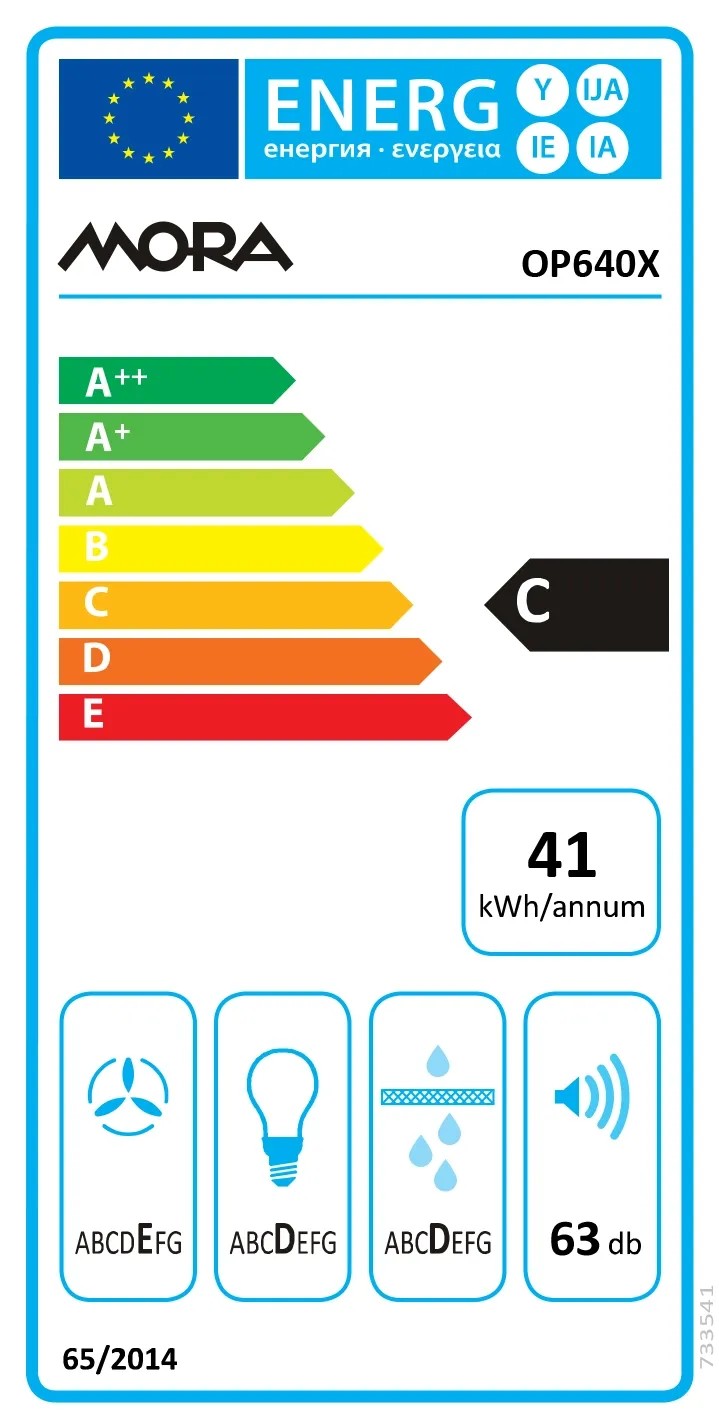 Mora Podvesný digestor OP 640 X Premium, nerezový, 14 x 60 x 48,5 cm ...