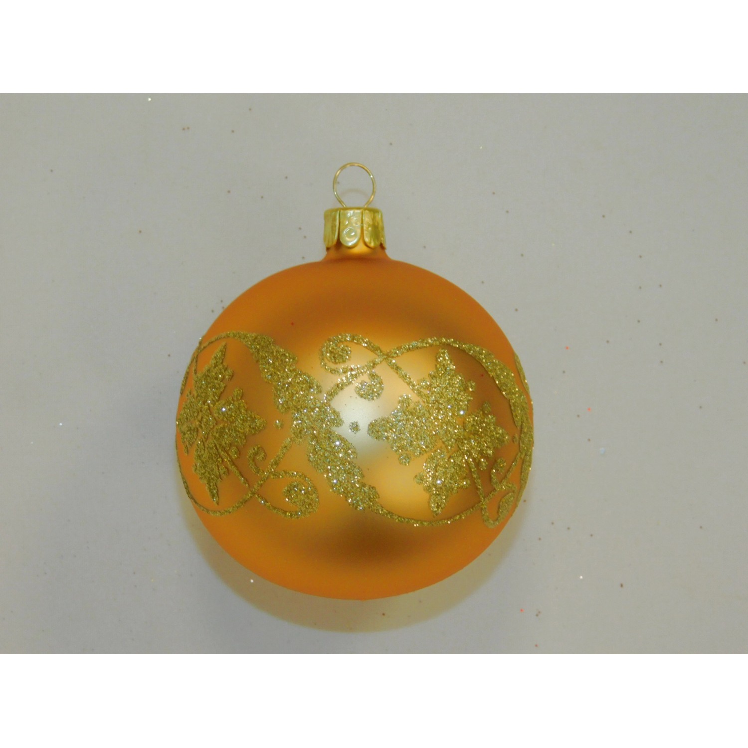 ONREX Vianočná ozdoba sklenená guľa zlatá ornament pr. 7 cm nakúpiť v OBI