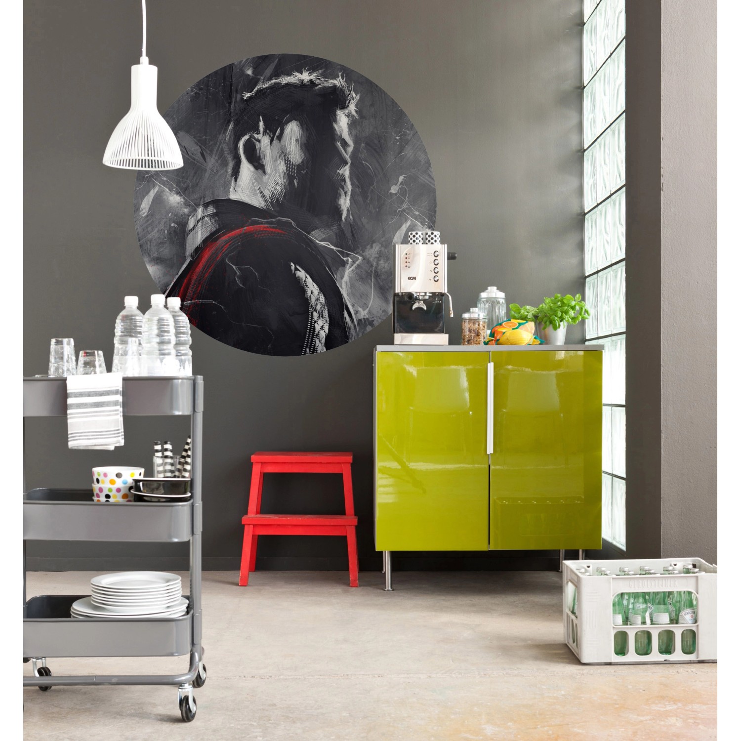 Komar Samolepiaca vliesová fototapeta Dot Avengers Painting Thor pr ...