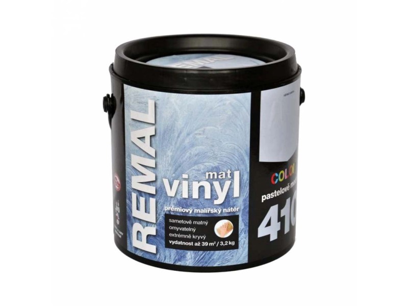 REMAL Vinyl COLOR Mat Prémiový maliarsky náter 410 pastelovo modrá 3,2 ...