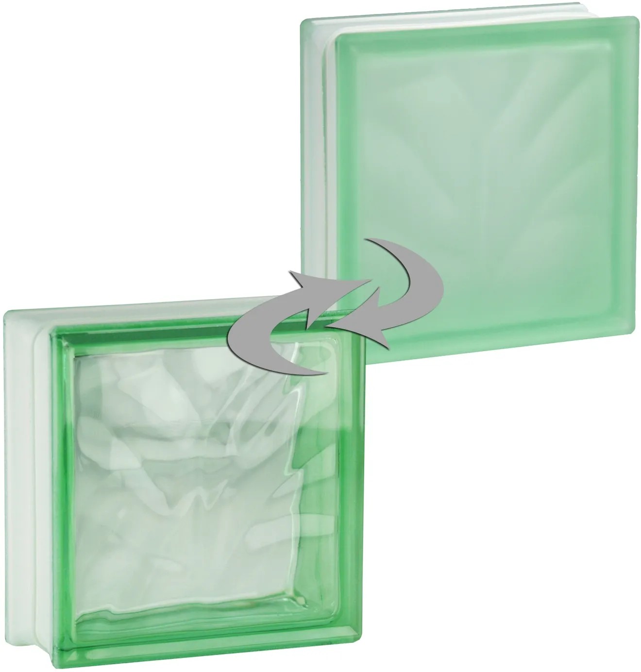 Fuchs Design Luxfera Cloud lesklá/mliečne sklo, zelená, 19 x 19 x 8 cm ...