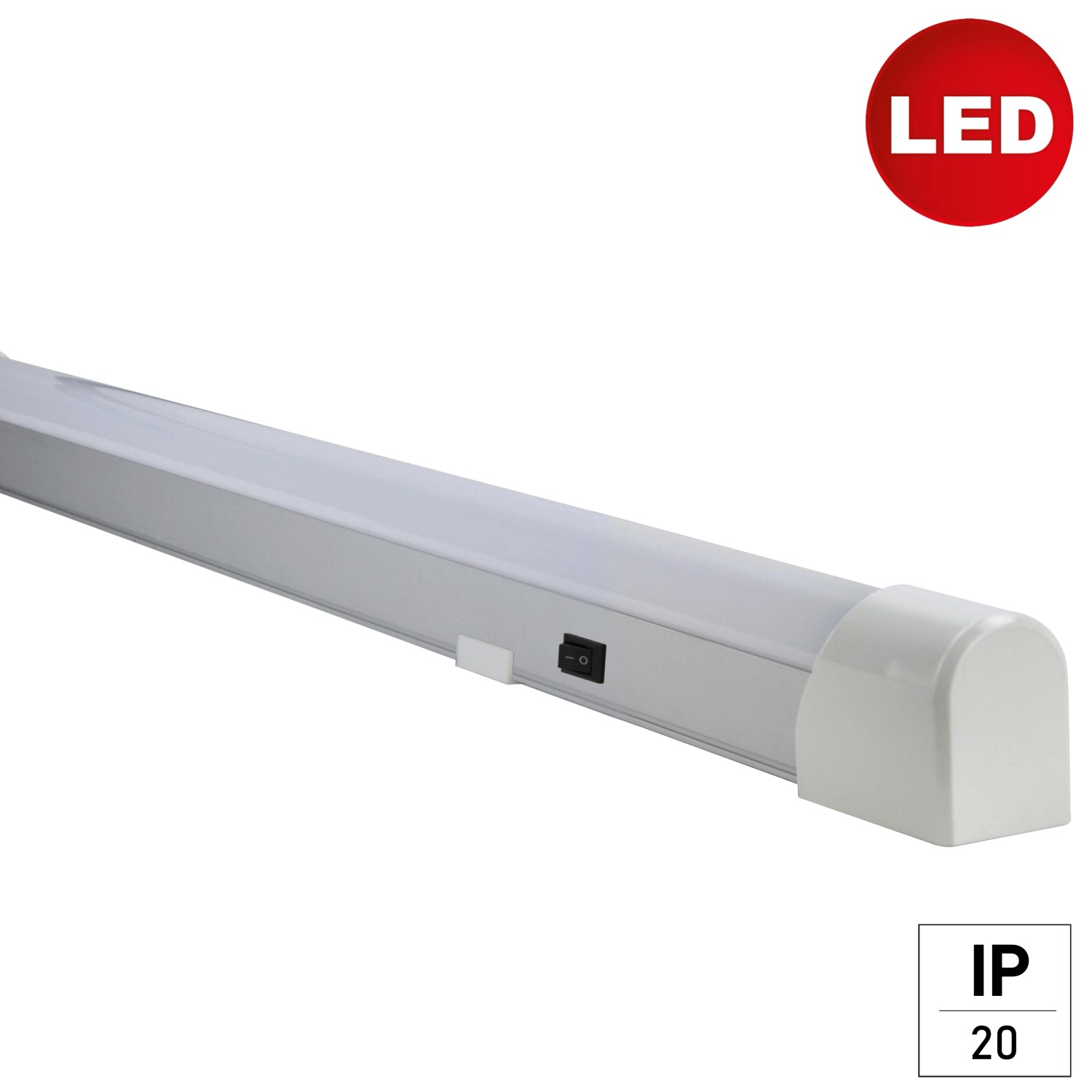 E2 LED Podlinkové svietidlo s vypínačom, IP20, 24 W, 2400 lm, 150 x 3 x ...