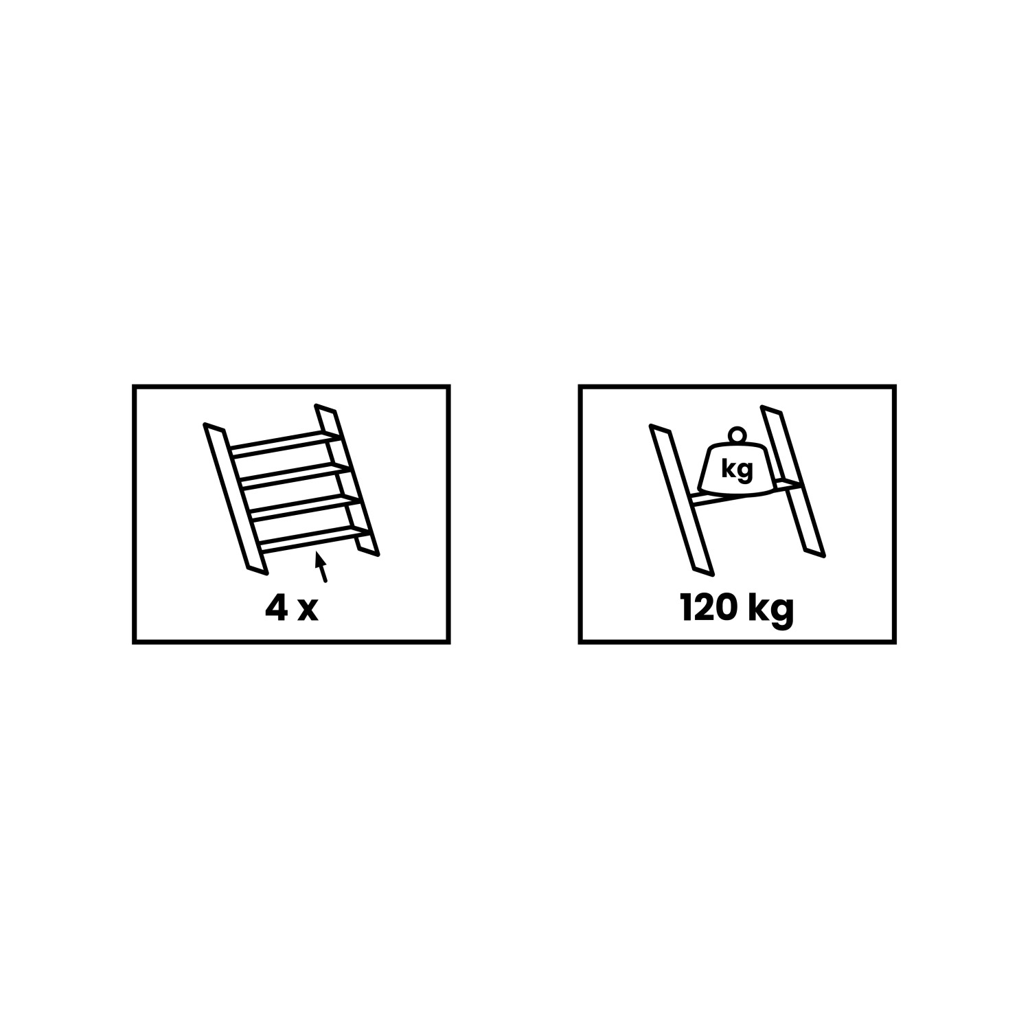 Craftex Jednostranné skladacie schodíky 3+1
