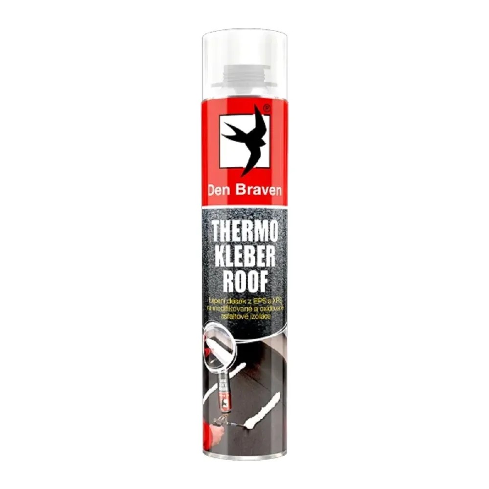 Den Braven PUR lepiaca pena THERMO KLEBER ROOF, pištoľová dóza 750 ml ...