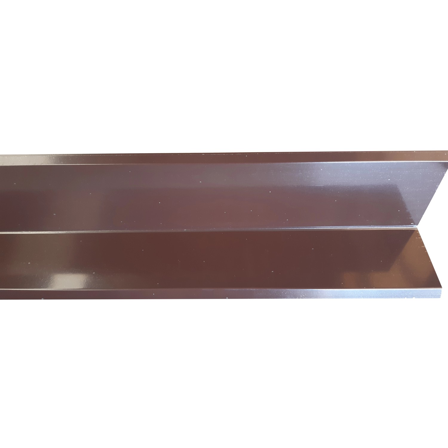 Bočné lemovanie na krytinu, čokoládovo hnedá RAL 8017, 200 x 25 x 13,5 ...