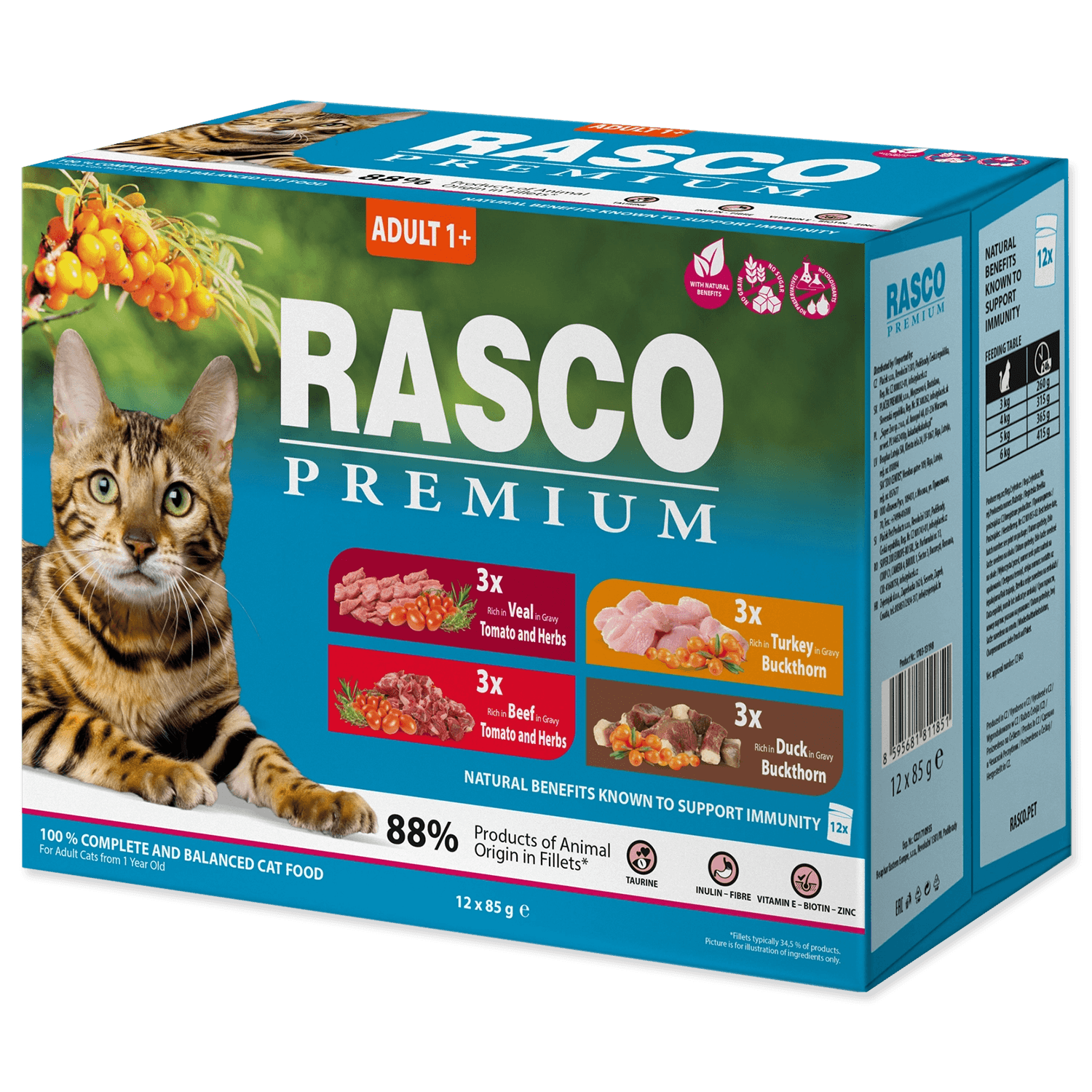 Rasco Kapsičky Premium pre mačky Pouch Adult 12 x 85 g nakúpiť v OBI