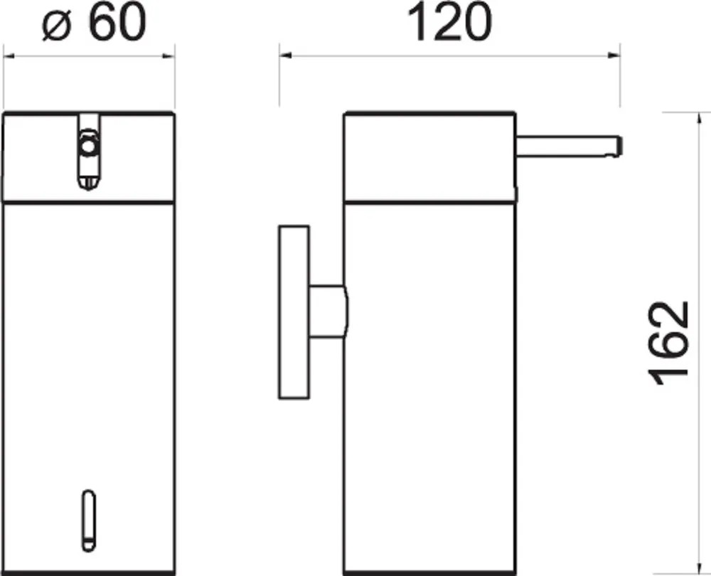 Novaservis Nástenný dávkovač mydla Ferro Smile, leštená nerez nakúpiť v OBI