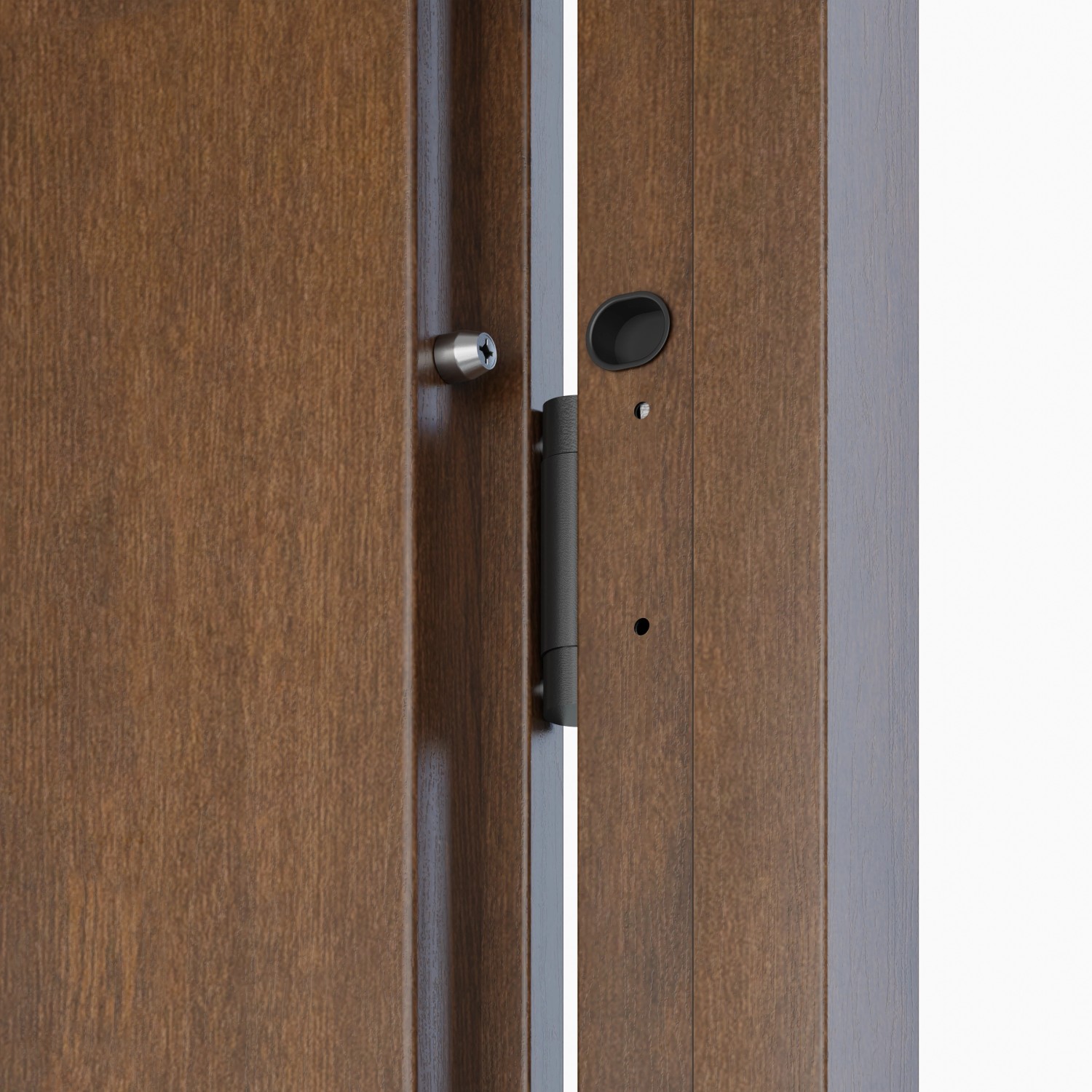 O.K. DOORS Oceľové vchodové dvere ARIADNA P55 tmavý orech 90 Ľ nakúpiť ...