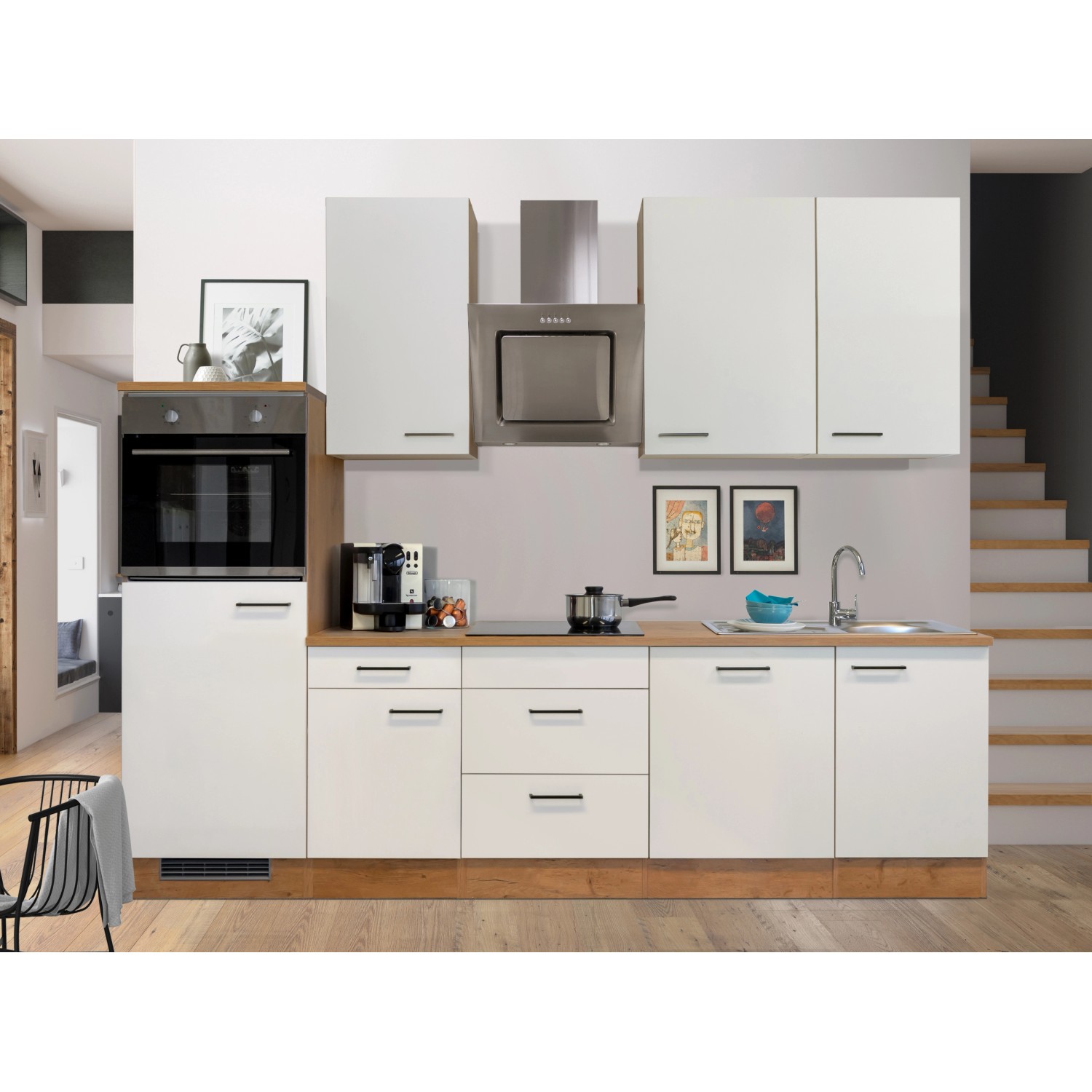 Flex-Well Kuchyňa Vintea 280 cm/typ 4-chlad./rúra/varná doska/digestor/umývačka nakúpiť v OBI