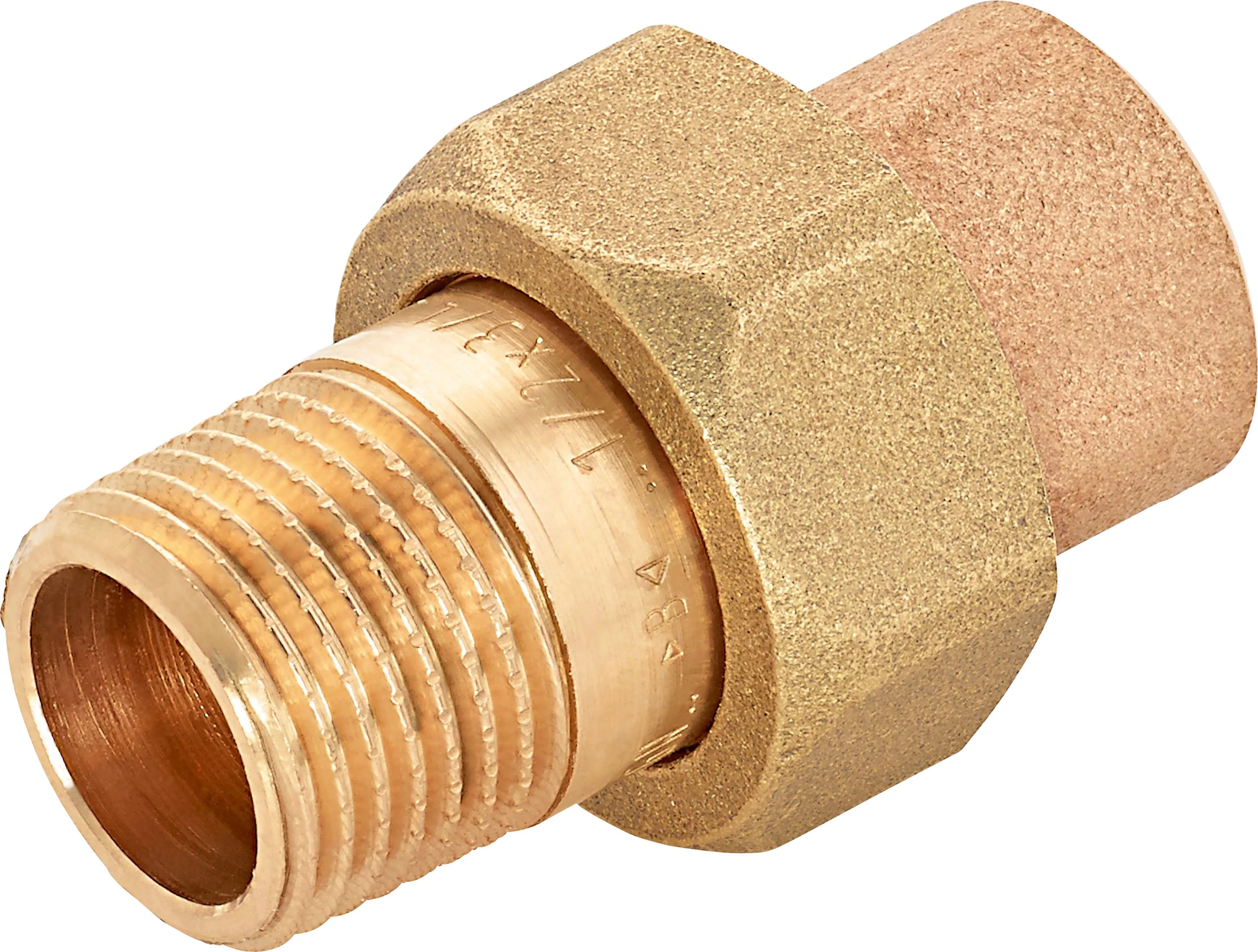 OBI Skrutkový spoj na spájkovanie priemer 18 mm x 21 mm červená mosadz ...