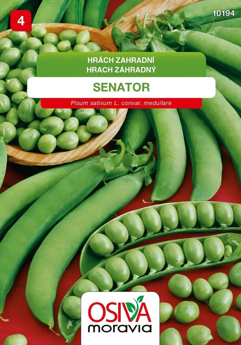 Semienka Hrach záhradný Senator (Pisum sativum L. convar. medullare ...