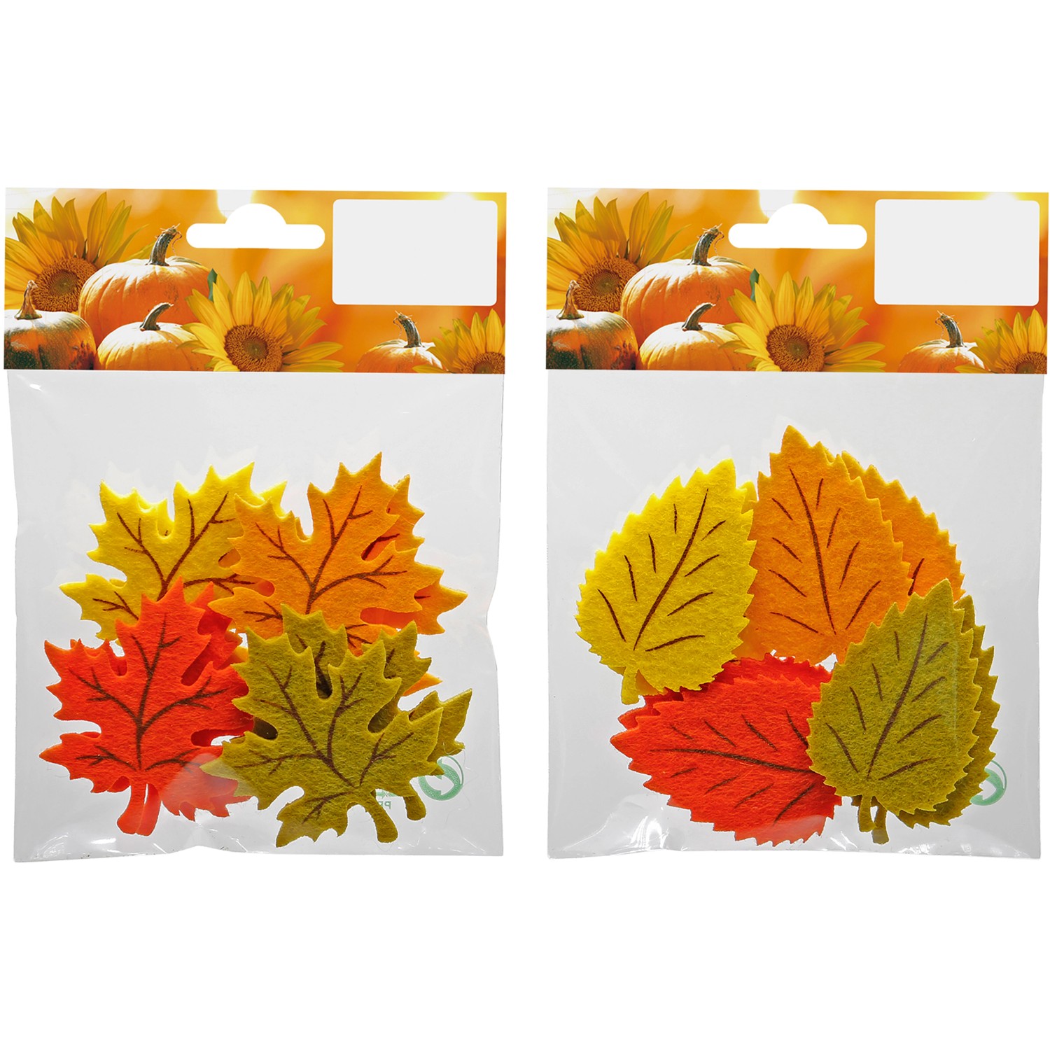 Jesenné listy z plsti, 2 prevedenia, 6 cm, 8 ks nakúpiť v OBI