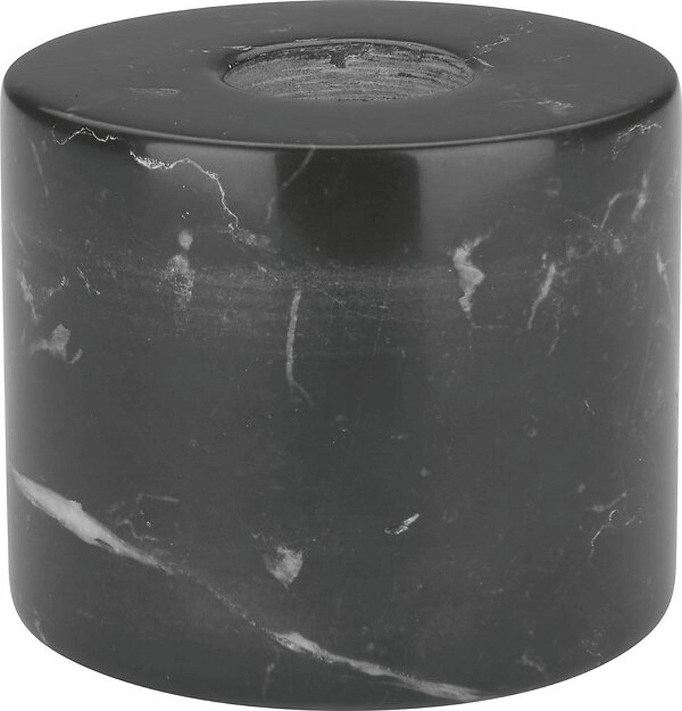 Svietnik Midnight Mystery mramor, čierna 5 cm nakúpiť v OBI