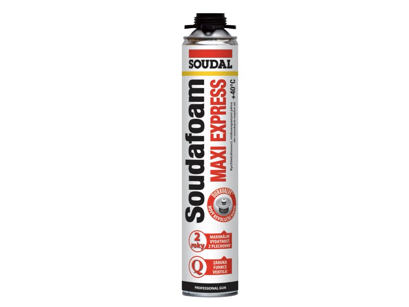 Soudal Rýchlotuhnúca polyuretánová pena Soudafoam Gun MAXI Express 820 ...