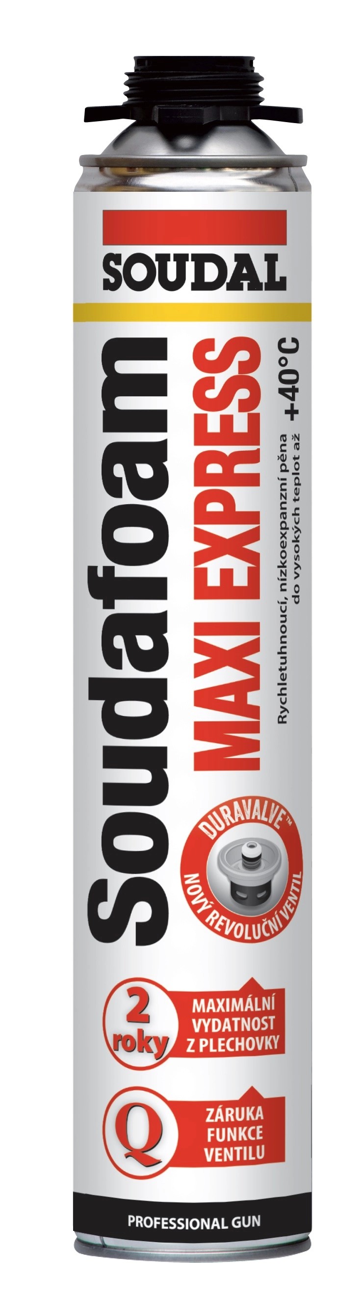Soudal Rýchlotuhnúca polyuretánová pena Soudafoam Gun MAXI Express 820 ...
