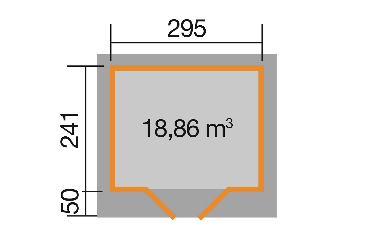 Weka Záhradný domček 126 veľ. 2 prírodný, 295 x 240 cm nakúpiť v OBI