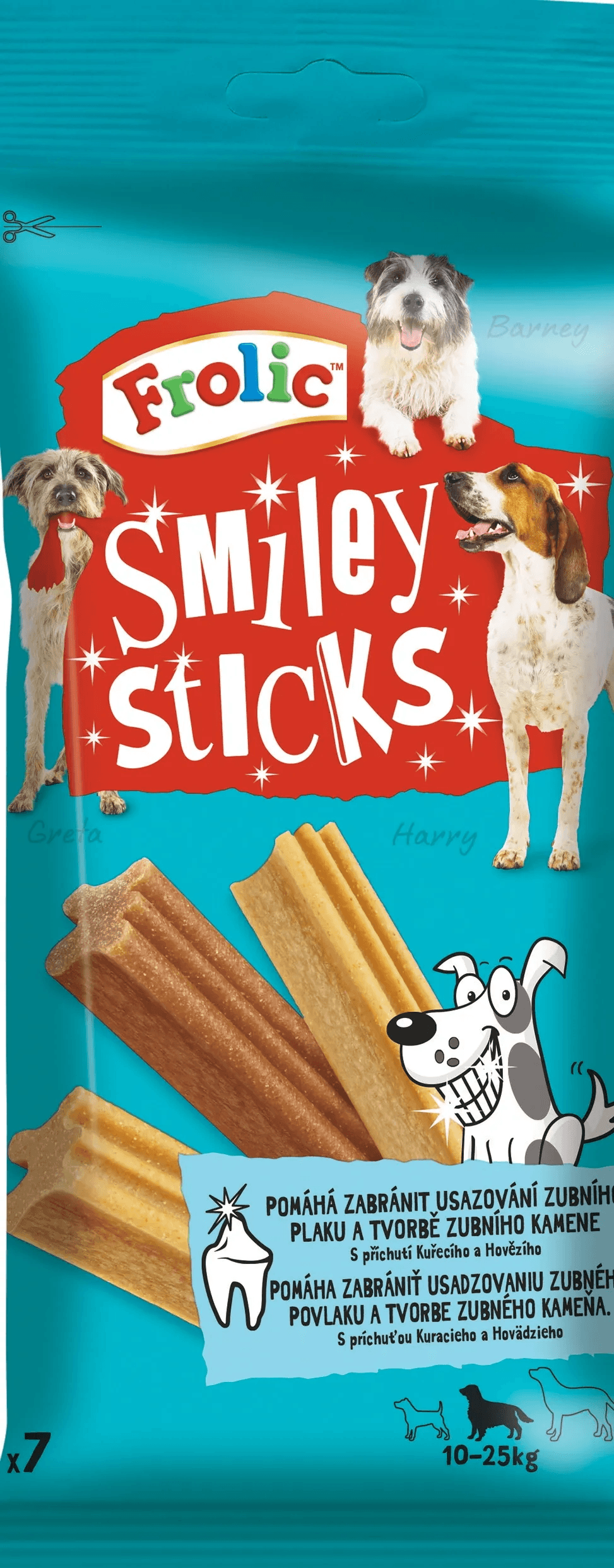 Frolic Maškrta pre psov Smiley Sticks 175 g nakúpiť v OBI