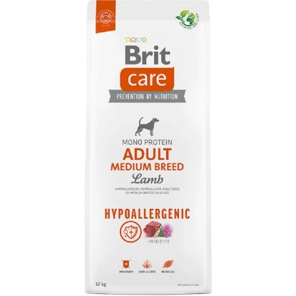 Brit Care Granule pre psov Hypoallergenic Adult Med Breed s jahňa. a ...
