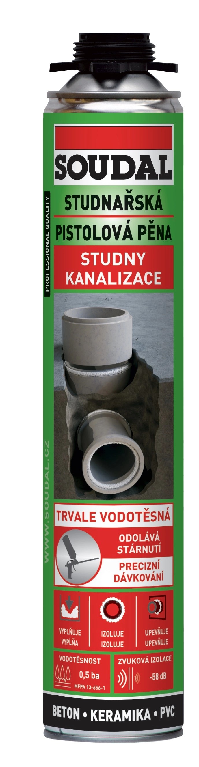 Soudal Studnárska pištoľová pena 750 ml nakúpiť v OBI