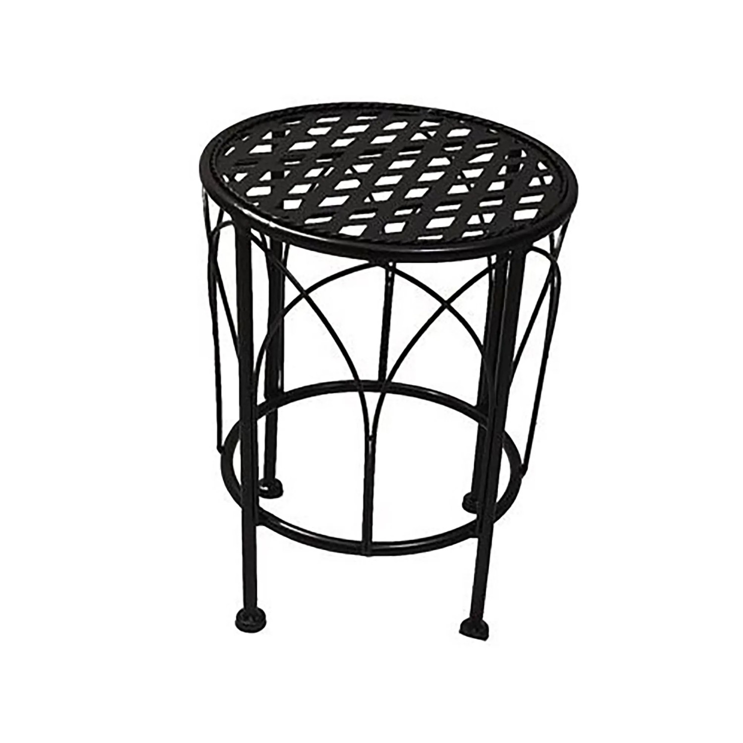 Boltze Odkladací stolík Vico S hnedý pr. 33 x 25 cm